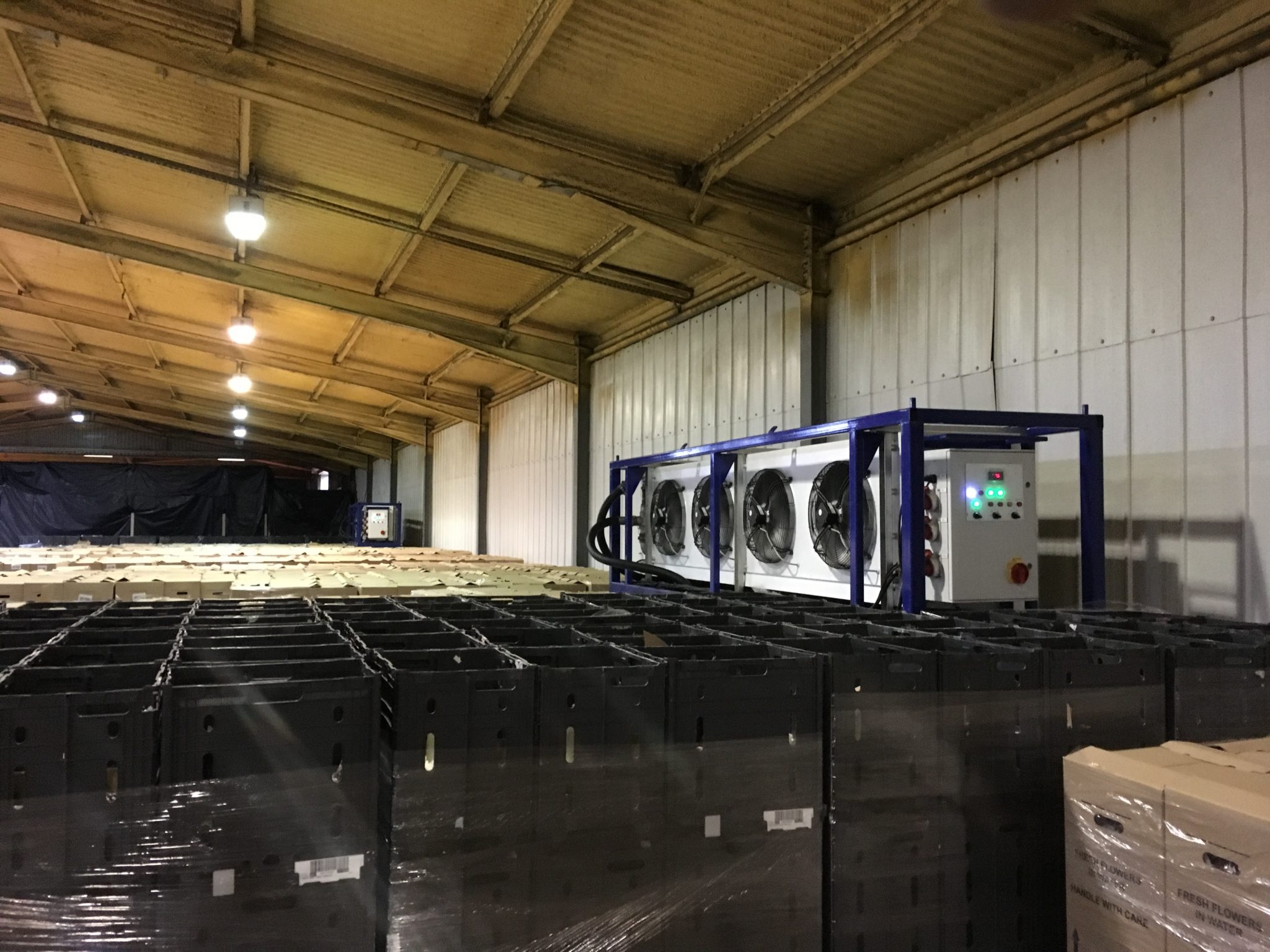Warehouse Cold Storage Conversion- Advanced Climate Rentals Ltd