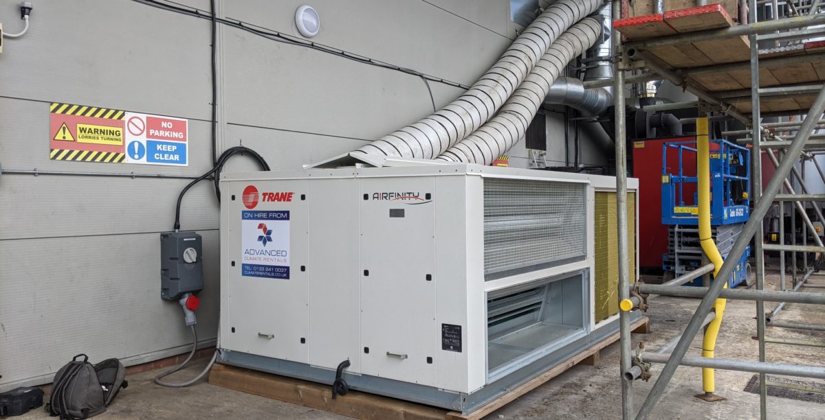 Temporary Ventilation Hire in London- Climate Rentals Case Study