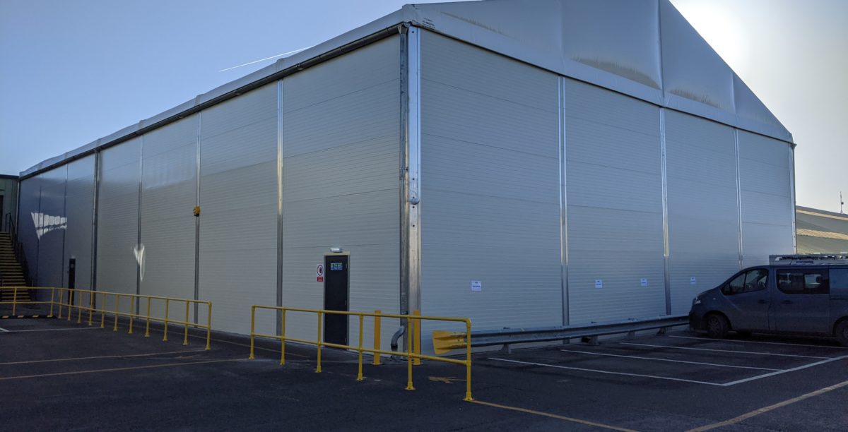 How To Build a Temporary Fruit Coldstore in Kent- ACR Case Study