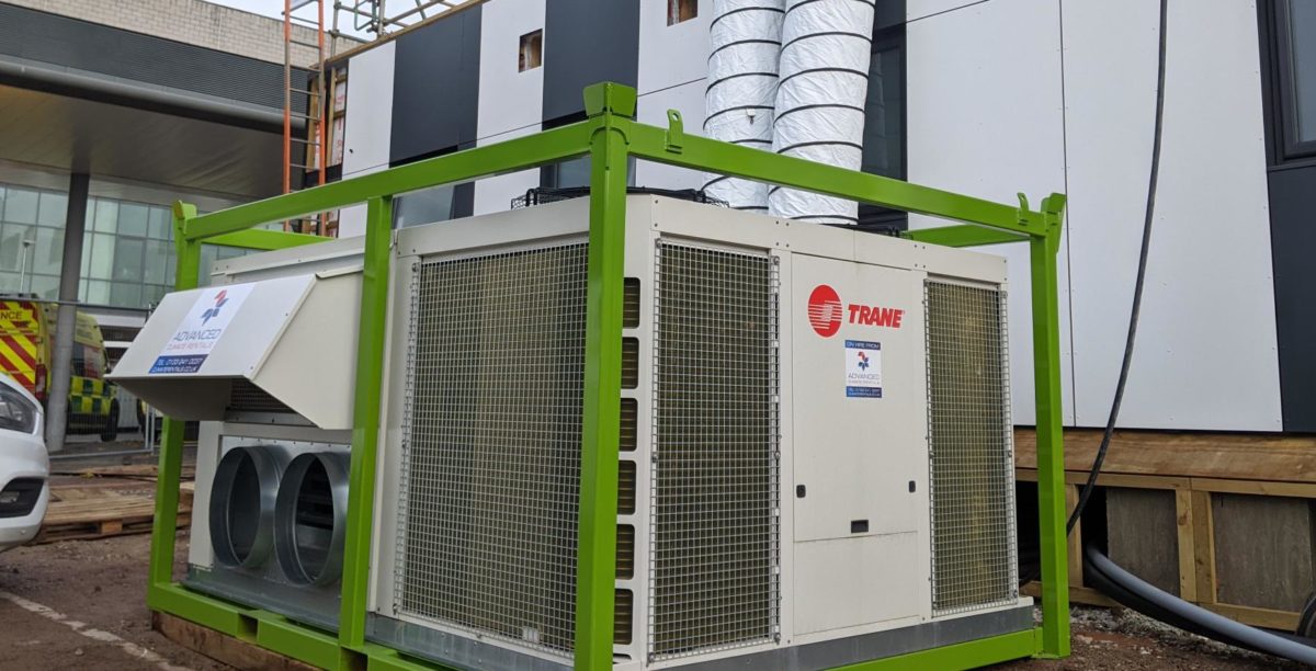 Temporary Ventilation AHU Hire-HVAC Air Handler- Climate Rentals