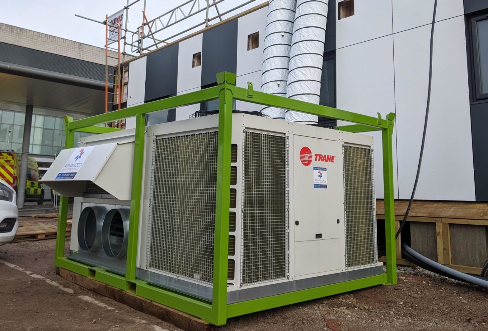 Temporary AHU Hire- Air Handling Unit Rental- Climate Rentals Ltd