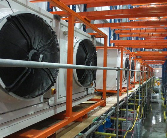 Warehouse Cold Storage Conversion- Advanced Climate Rentals